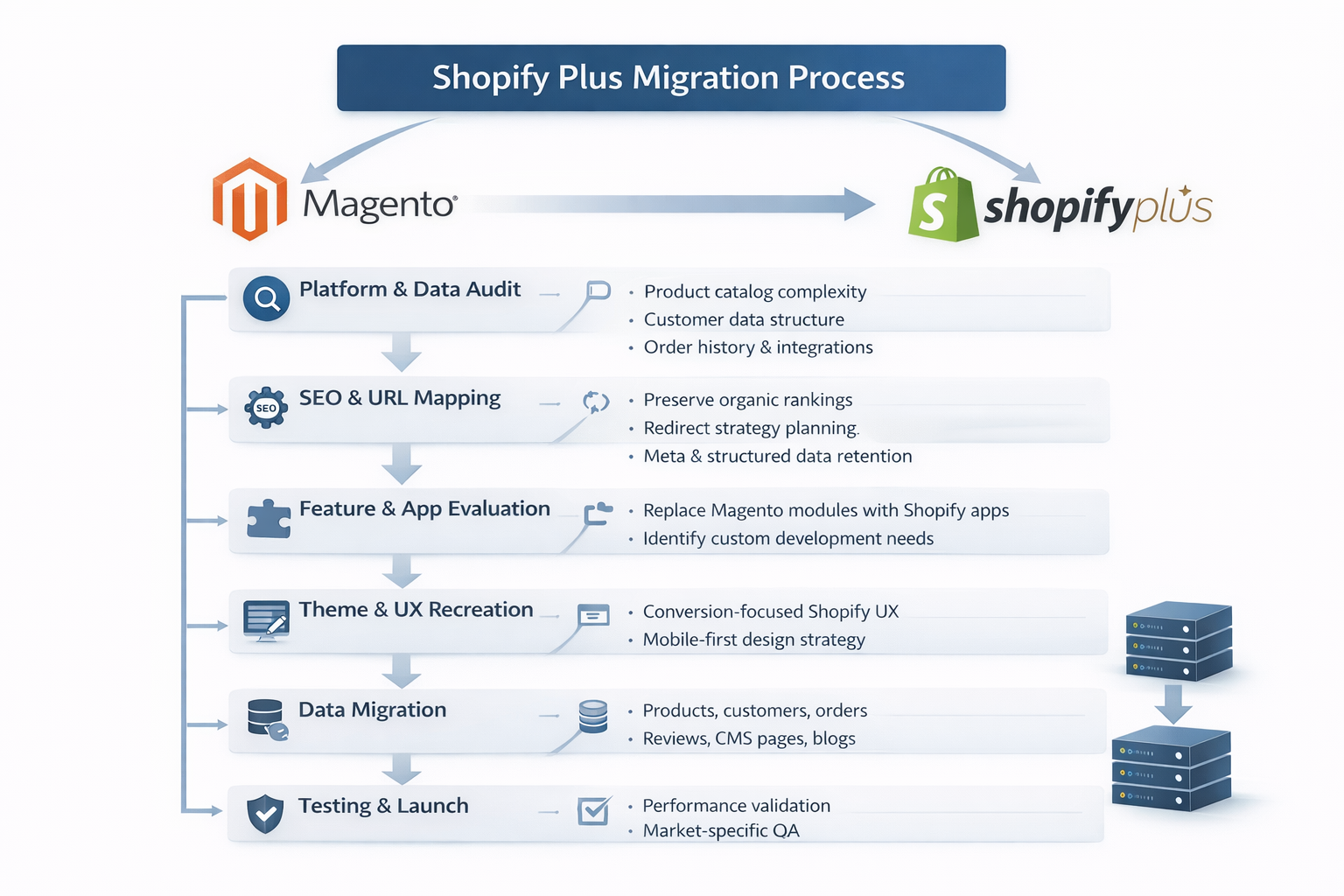 Shopify Plus Migration Process & Revenue-Generating Store Setup